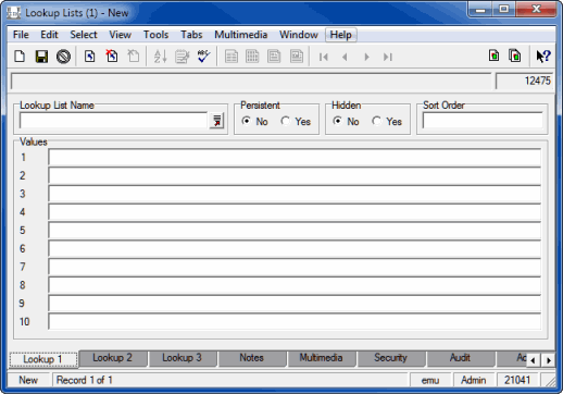 Lookup Lists module