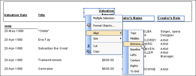 How to edit a report in the Crystal Reports Designer