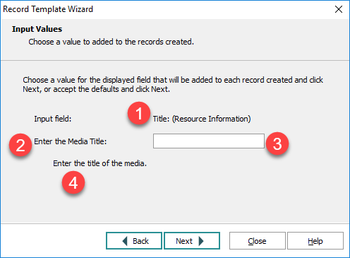 How to use a Record Template to create records
