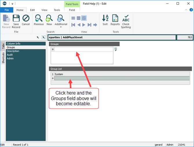 How to edit Field Level Help