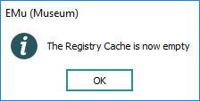 The Registry cache: Flushing and Enabling / Disabling