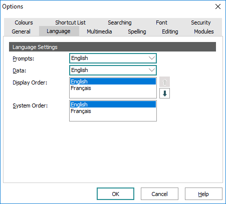Editing a single language in a multi-language environment